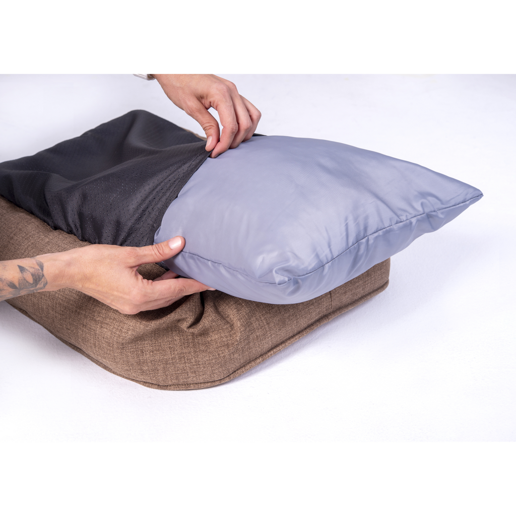 Rogz Nova Walled Bed - Charcoal | Pet Plus